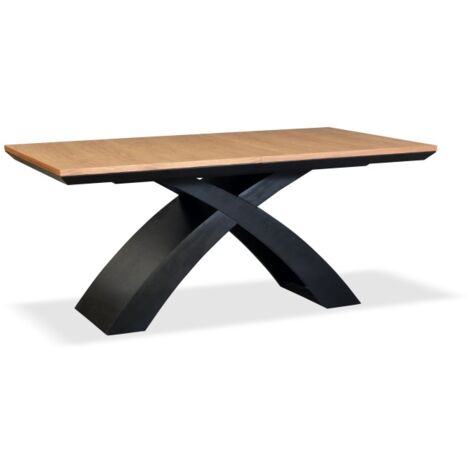 Massiver, solider, moderner Esstisch Montana 90 cm 200-300 cm