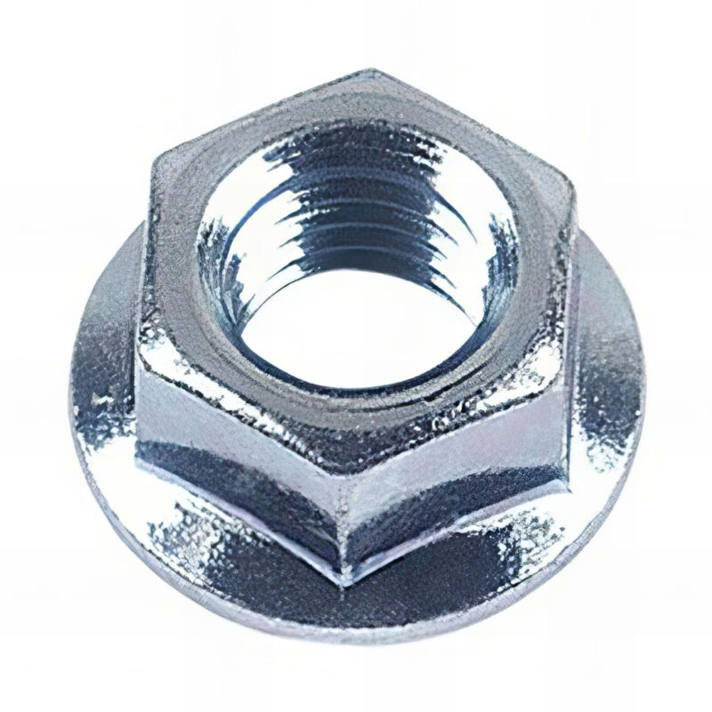 Ecrou hexagonal à embase crantée M10 mm Zingué - Boite de 100 pcs ...