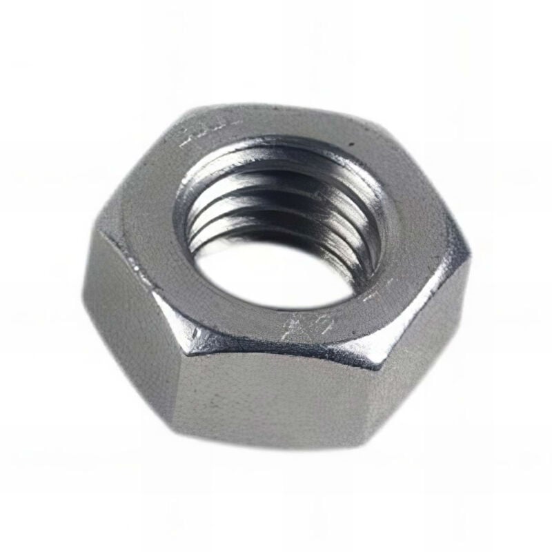 Ecrou hexagonal M16 mm HU INOX A2 - Boite de 50 pcs - Fixtout EHU16A2