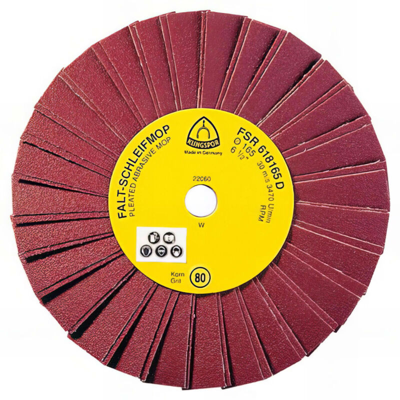 10 roues à lamelles corindon FSR 618 D. 165 x 14 mm Gr 120 - 73994 ...