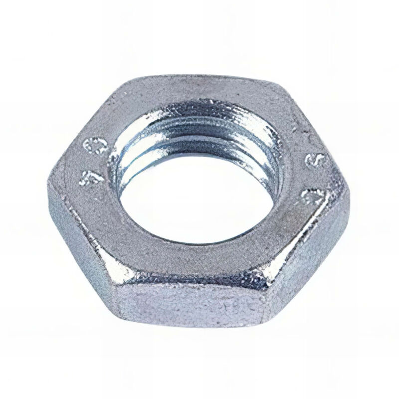 Ecrou hexagonal bas M22 mm HM Zingué - Boite de 50 pcs - Fixtout 04042202B