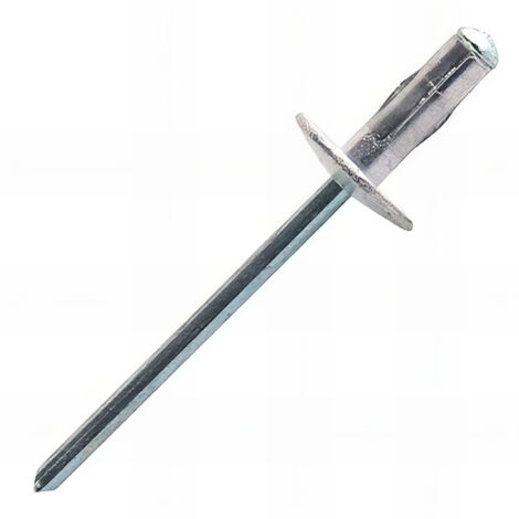Rivets standards multi-serrage tête extra large aluminium/acier UX Ø4 ...