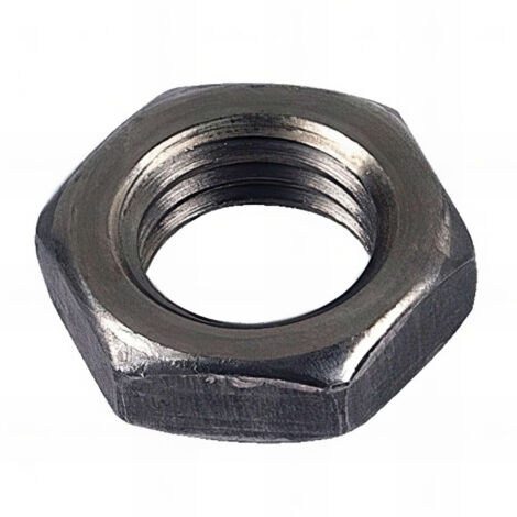 Ecrou hexagonal bas M24 mm HM Brut - Boite de 50 pcs - Fixtout 04042401B