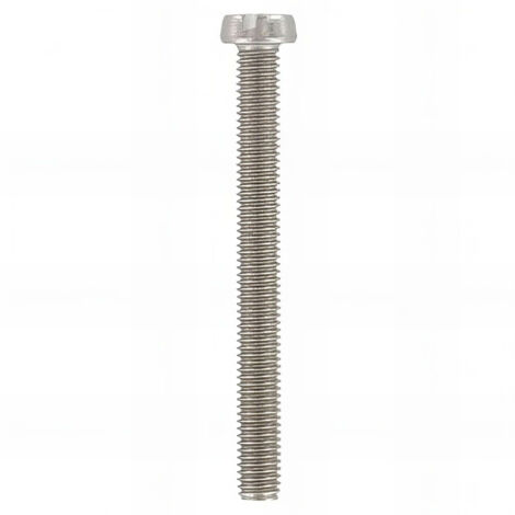 Vis métaux tête cylindrique Fendue 5 x 40 mm INOX A4 - Boite de 200 pcs - Fixtout VMCF05040A4