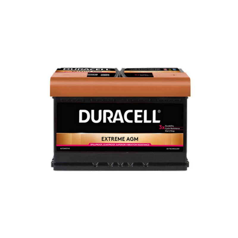 Batterie Duracell DE70 AGM 12v 70ah 720A L3D X3D