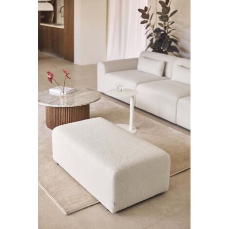 Puff (112x60 cm) para sofá modular en borreguito Borjan SKLUM