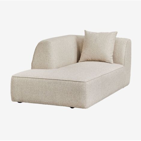 Chaise longue izquierdo para sofá modular tapizado Cardea SKLUM