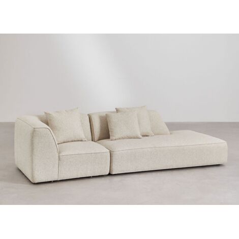 Sofá modular esquinero de 2 piezas con diván derecho tapizado Cardea SKLUM