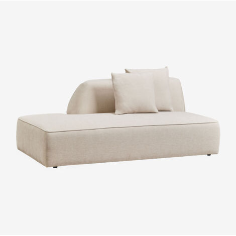 Diván izquierdo para sofá modular tapizado Cardea SKLUM