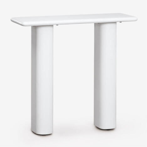 Consola recibidor rectangular 80x30 cm en cemento Tiena SKLUM