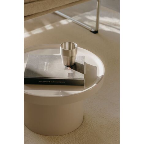 Mesa auxiliar redonda Ø50 cm en MDF Amile SKLUM