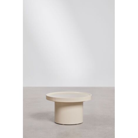 Mesa auxiliar redonda Ø50 cm en MDF Amile SKLUM