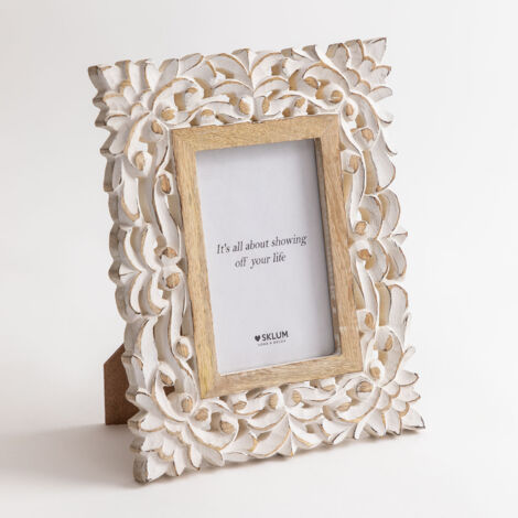 Marco de fotos en madera de mango Lixeni SKLUM