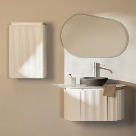 Set di mobili da bagno in legno Carsone SKLUM