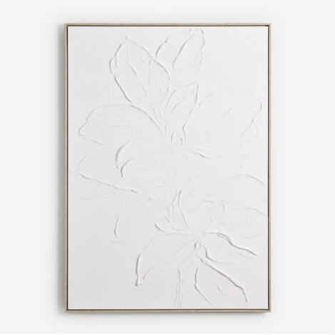 Quadro decorativo 100x140 cm dipinto a mano con rilievo Cenfix SKLUM