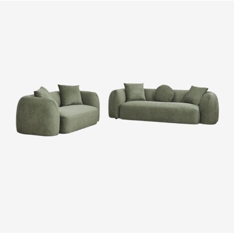 Set da salotto con divano modulare a 3 posti e divano a 2 posti in ...