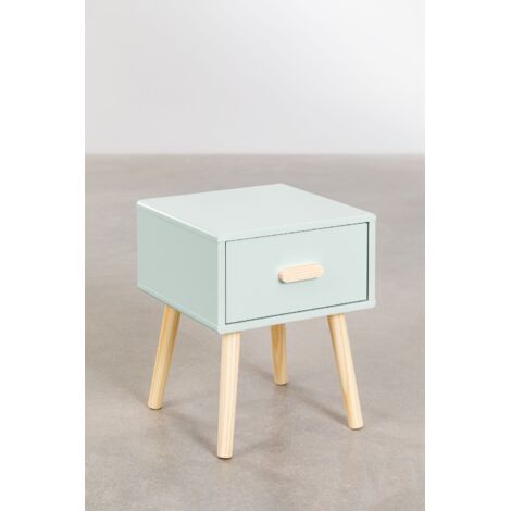 Comodino in MDF e legno di pino Tom Kids SKLUM