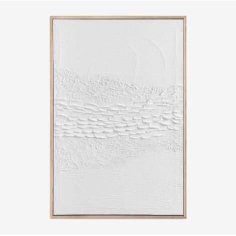 Tableau Décoratif en Relief en Plâtre (60x90 cm) Usclat SKLUM Blanc