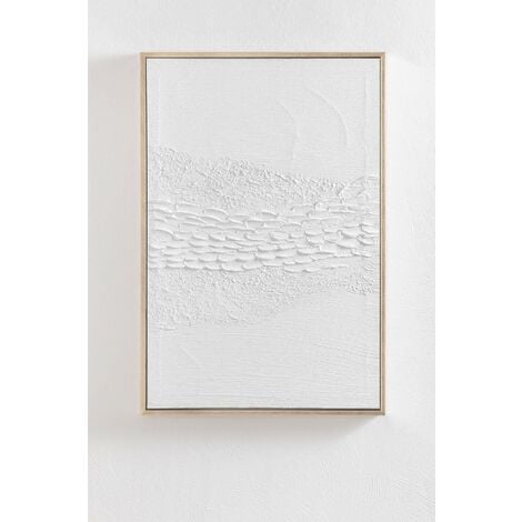 Tableau Décoratif en Relief en Plâtre (60x90 cm) Usclat SKLUM Blanc