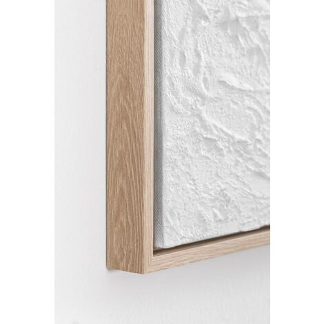 Tableau Décoratif en Relief en Plâtre (60x90 cm) Severine SKLUM Blanc