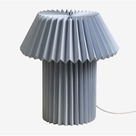 Lampe de table en papier Lesina Kids SKLUM Bleu lavande