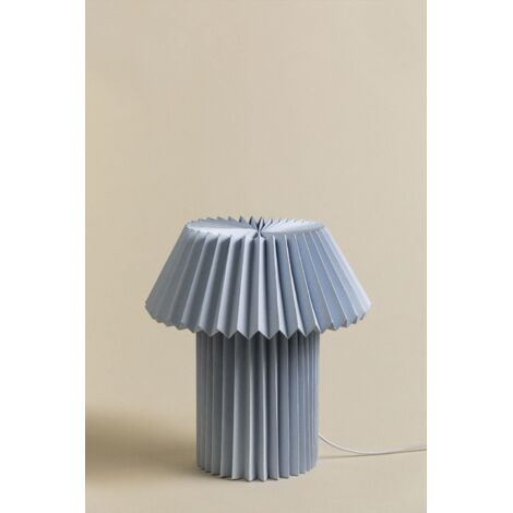 Lampe de table en papier Lesina Kids SKLUM Bleu lavande