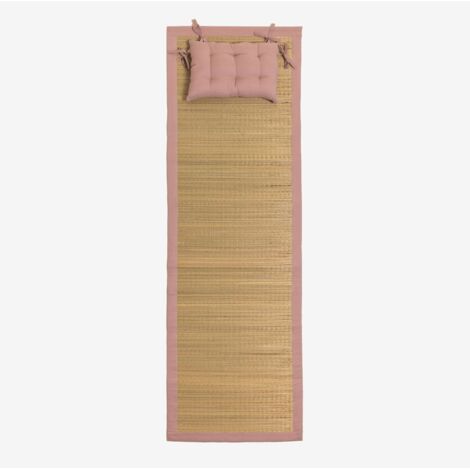 Tapis de plage avec coussin Neila SKLUM Dame Rose