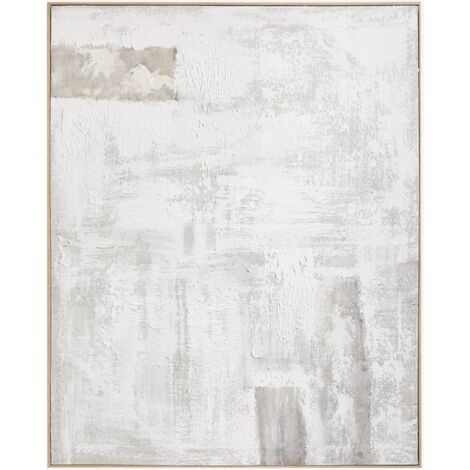 Tableau décoratif peint à la main sur lin avec relief 80x100 cm en ...