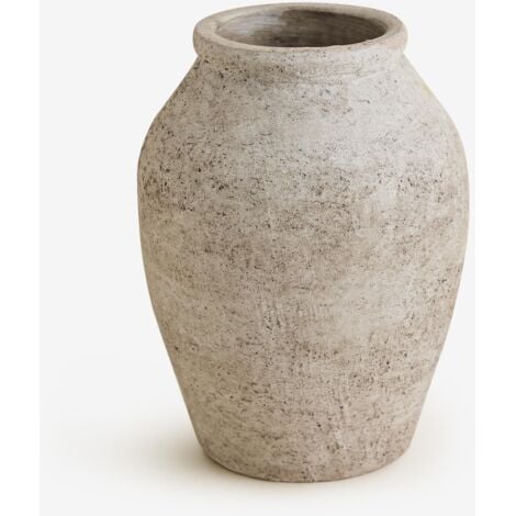 Vase 25 cm Freda en céramique SKLUM Beige Crème