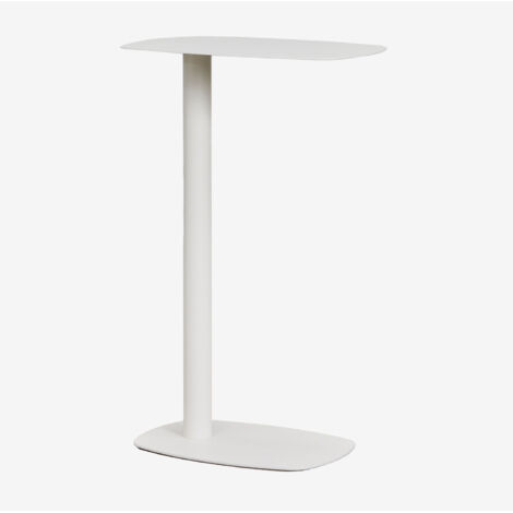 Table d'appoint rectangulaire 40x25 cm en acier inoxydable Odelia SKLUM ...