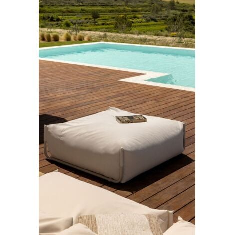 Canapé-pouf de jardin modulable Oporto SKLUM Tapioca Beige