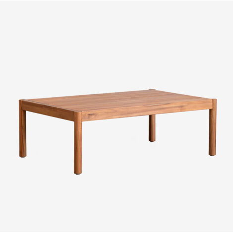 Table basse rectangulaire 120x75 cm en bois d'acacia Melvin SKLUM