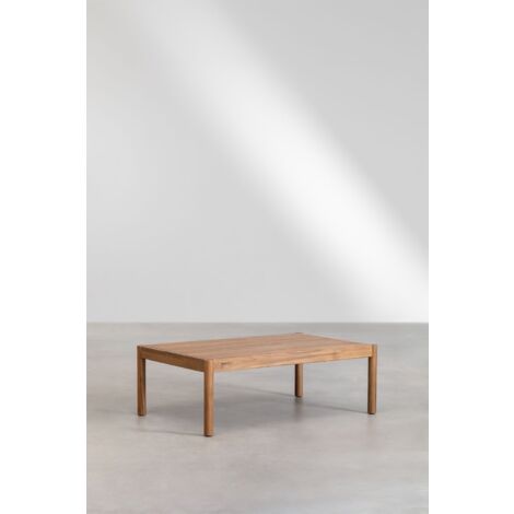 Table basse rectangulaire 120x75 cm en bois d'acacia Melvin SKLUM