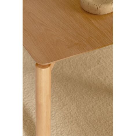 Table basse rectangulaire 120x60 cm en MDF plaqué chêne Munden SKLUM