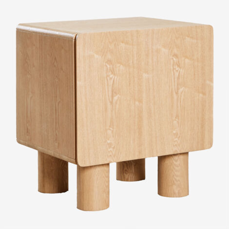 Table de chevet Gumeri en MDF et placage SKLUM