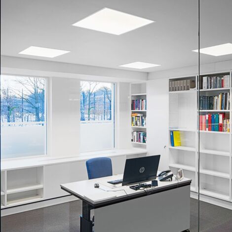 2 Dalles LED PREMIUM Ultra Slim 600x600 40W Blanc Froid 6000k