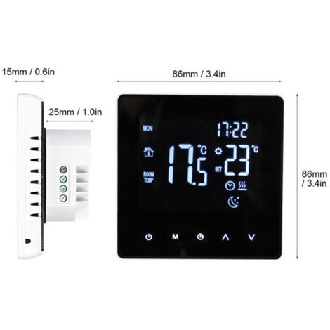 Thermostat intelligent WiFi, application programmable pour contrôler le chauffage au sol ...