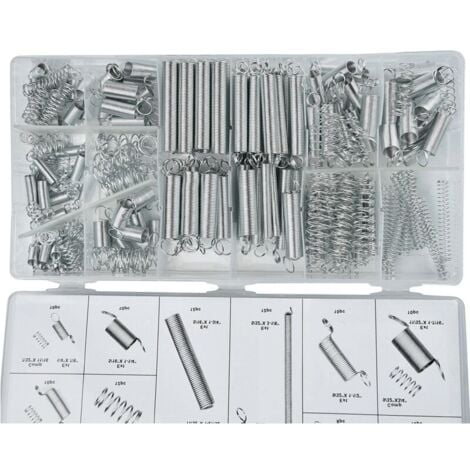 200 pièces ressort/ressort de tension/ressort de compression/ensemble ...