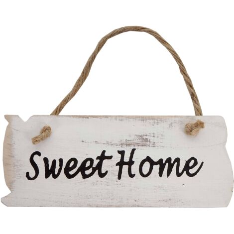 Letrero de pared Sweet Home, letrero decorativo de madera, aspecto ...
