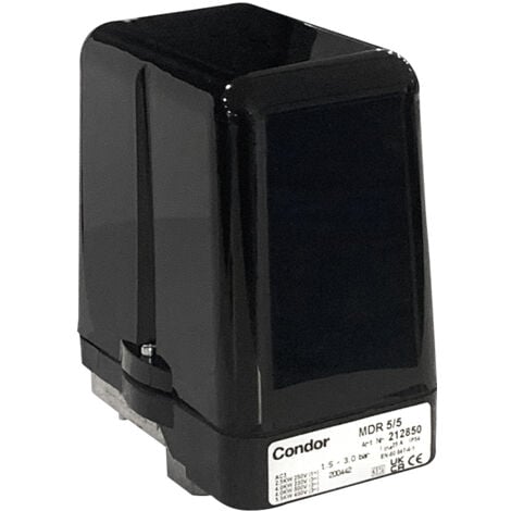 Condor Druckschalter MDR 5/5 1,5-5 bar G 1/2" Alu 212850