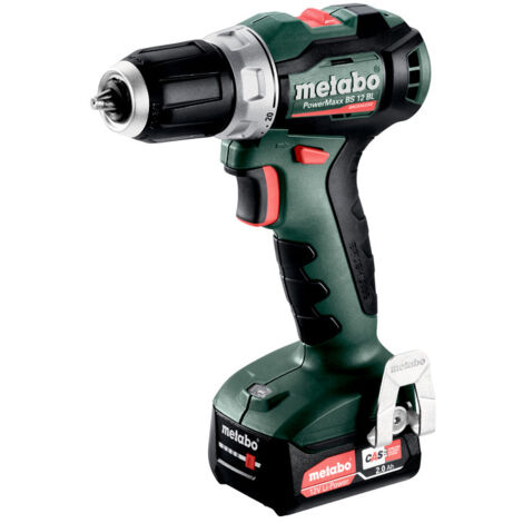Metabo Perceuse-visseuse sans fil PowerMaxx BS 12 BL, 12V 2x 2,0 et chargeur dans metaBOX 118