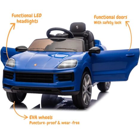 Porsche Cayenne - Kinder Elektroauto 12V - 1 bis 5 Jahre - mit
