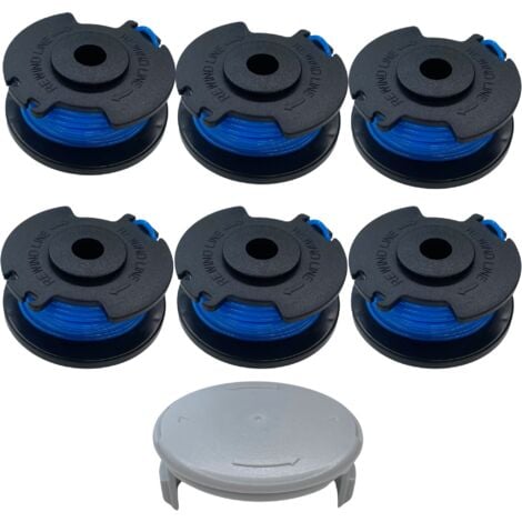 Bobine fil coupe bordure fil de rechange AC14RL3A compatible pour Ryobi One+ débroussailleuse ...