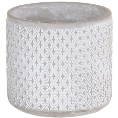 Cache-pot Gris Ciment 18 x 18 x 17 cm