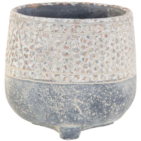 Cache-pot Gris Ciment 17,5 x 17,5 x 16,5 cm