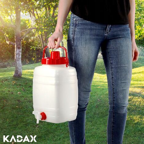 KADAX Wasserkanister, Getränkefass aus Kunststoff, Trinkwasserkanister ...