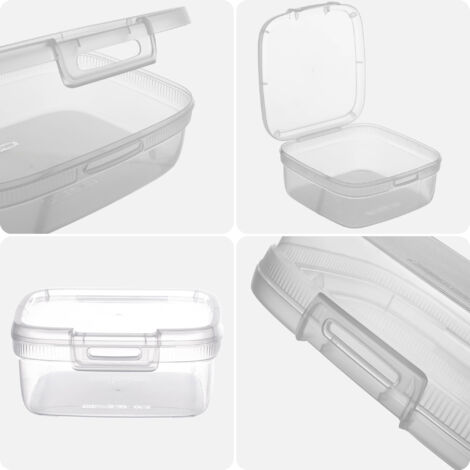 Curver Snap Box Behälter, 0.9L, Transparent, quadratisch