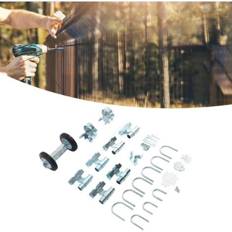 Eosnow Rolling Chain Link Gate Wheel Kit Yard Gate Wheel Rut Runner Set ...