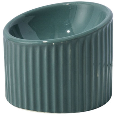 Bols surélevés inclinés pour chien et chat, bols surélevés en céramique ...