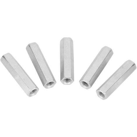 5 pièces M8 50 écrou à tige longue écrou à manchon hexagonal entretoise fixations filetées